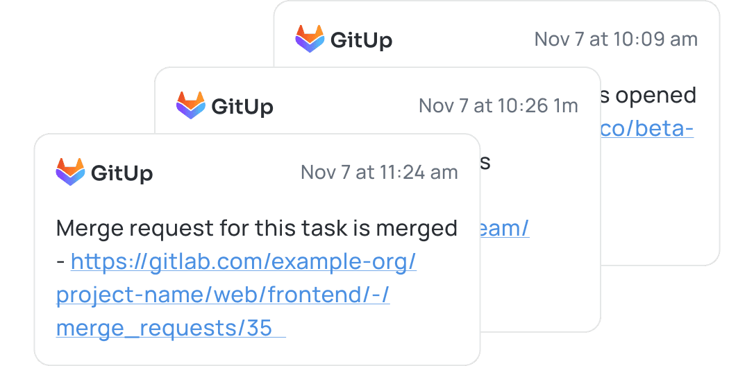 GitUp: Automate your ClickUp and GitLab workflow